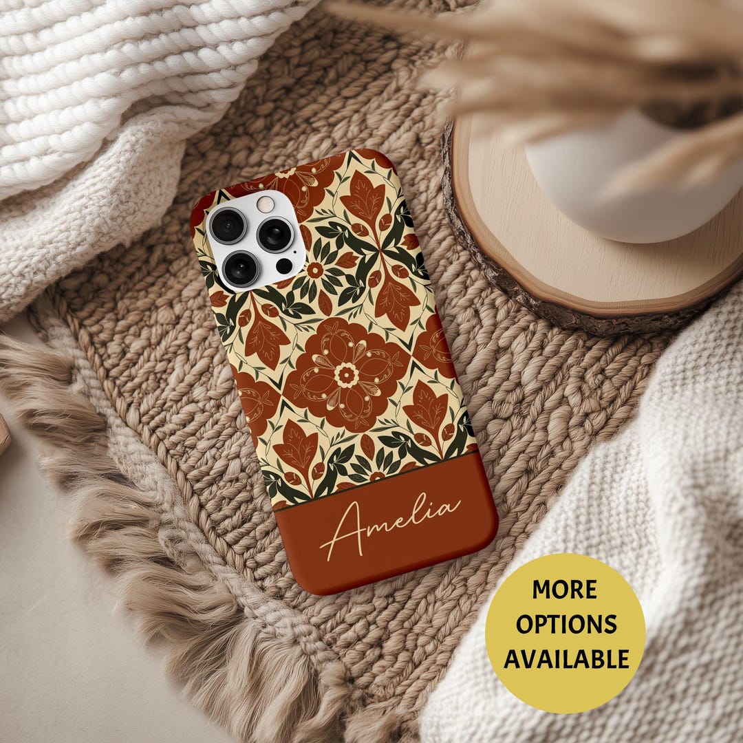 Custom Rangoli Mandala Art Phone Case, Glossy Tough Cover for iPhone 16 ...