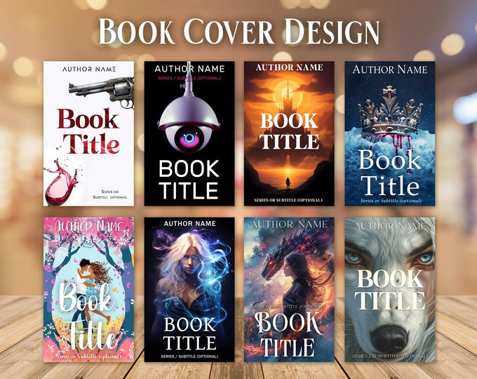 Custom Book Cover Design | Ready to Upload Ebook Cover for Amazon KDP ...