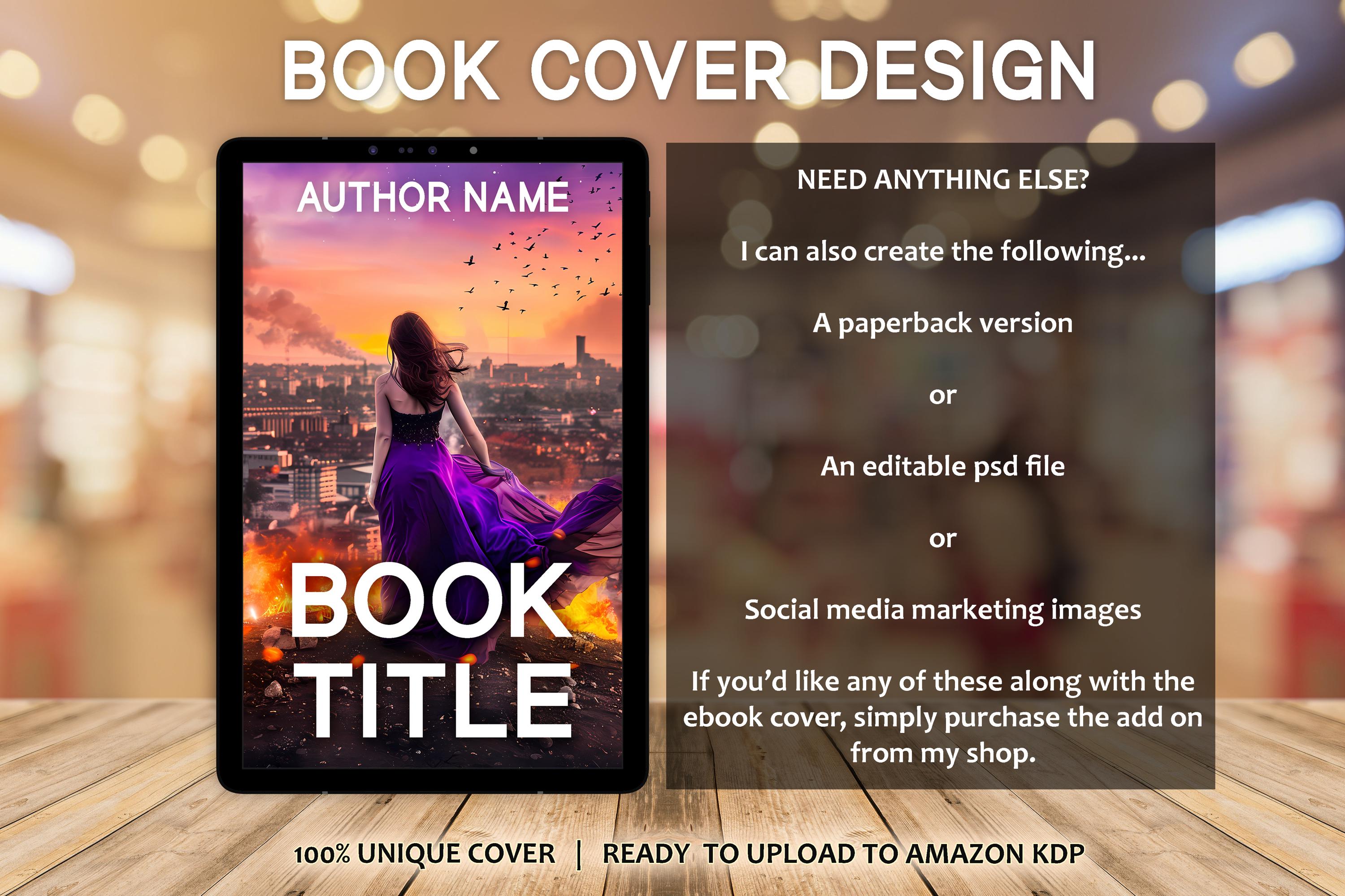 Premade YA Dystopian Book Cover Design for Amazon KDP | Ebook Book ...