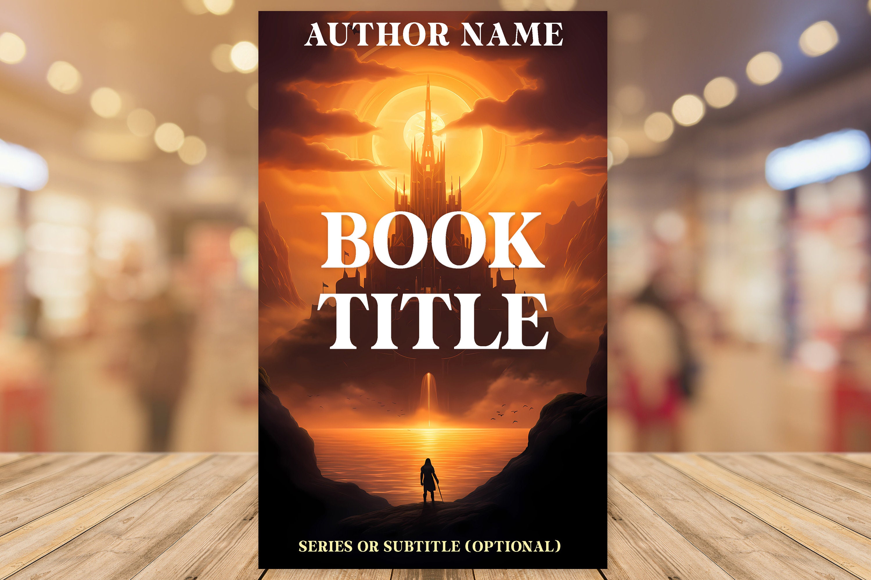 Premade Epic Fantasy Book Cover for Indie Authors Self Publishing on ...