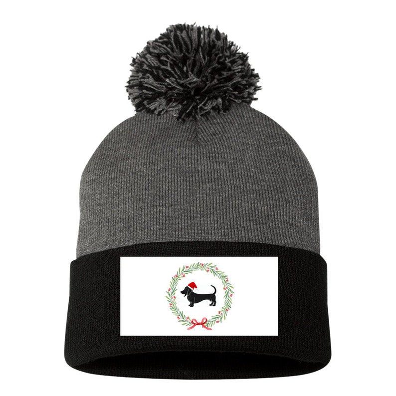 Beanie With Weiner Dog Design Winter Beanie Dog Beanie - Etsy