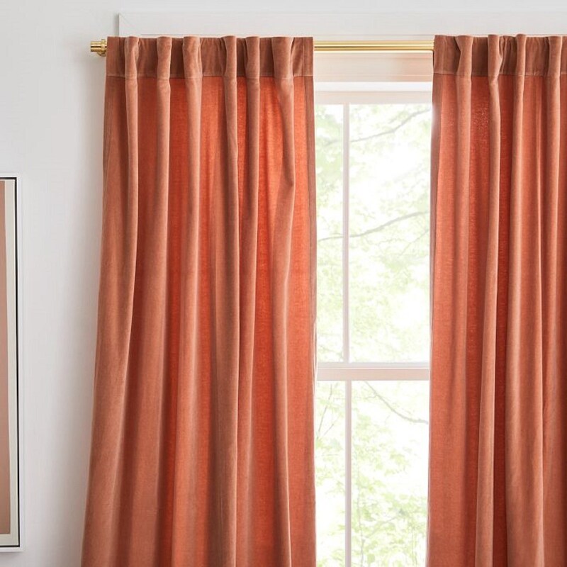 Dusty Rose Curtains - Etsy
