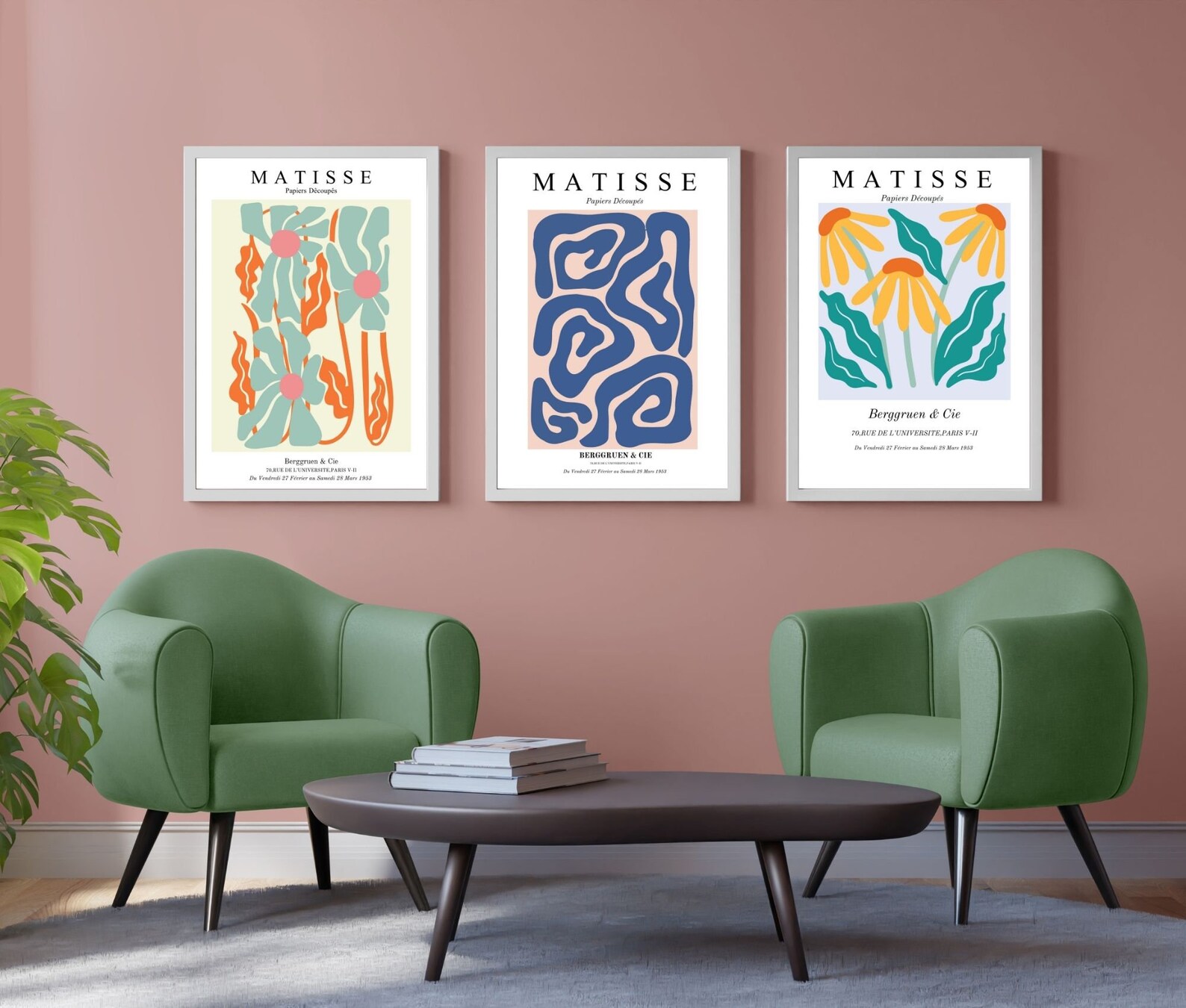 Henri Matisse Set of 3 Wall Art,museum Poster,matisse Poster Set ...