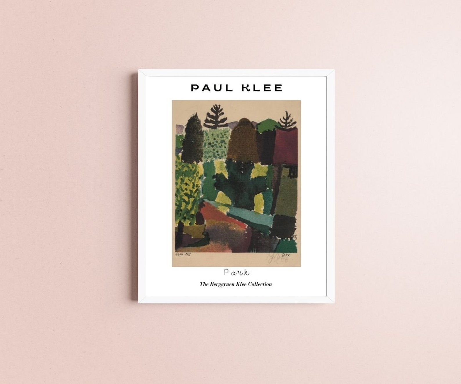 Paul Klee "park" Museum Art Print (digital Download) - Etsy