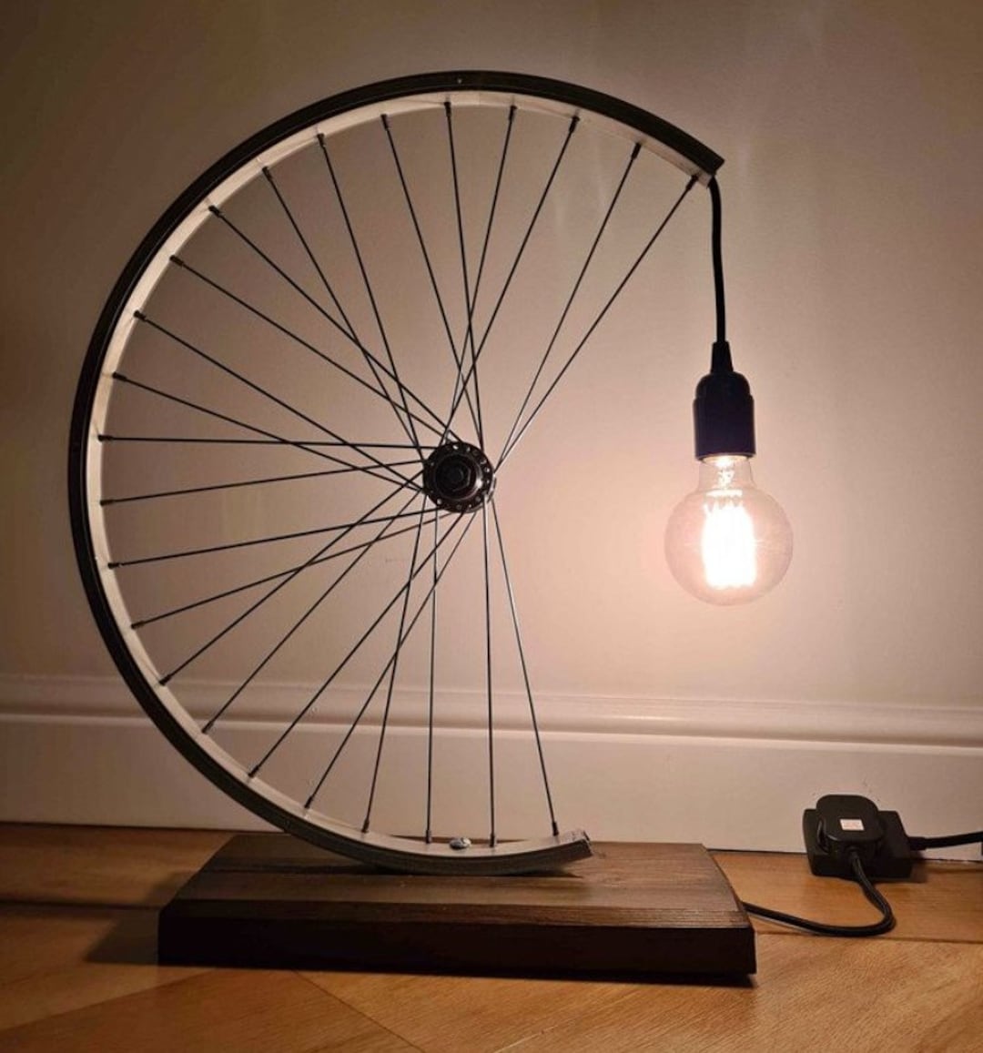 Handmade Lamp From Recycled Materials - Etsy