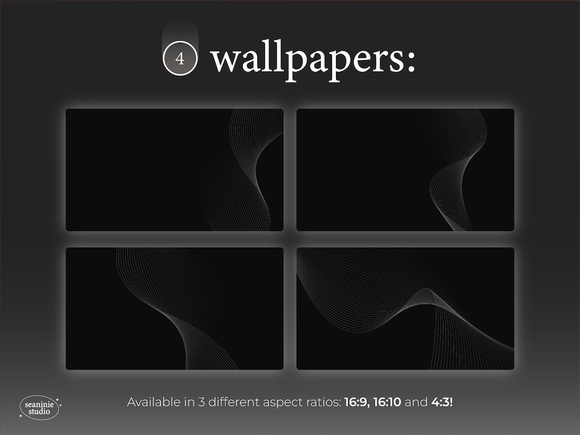 Stylish Desktop Organizer Theme for Study Productivity / Dark Mode ...