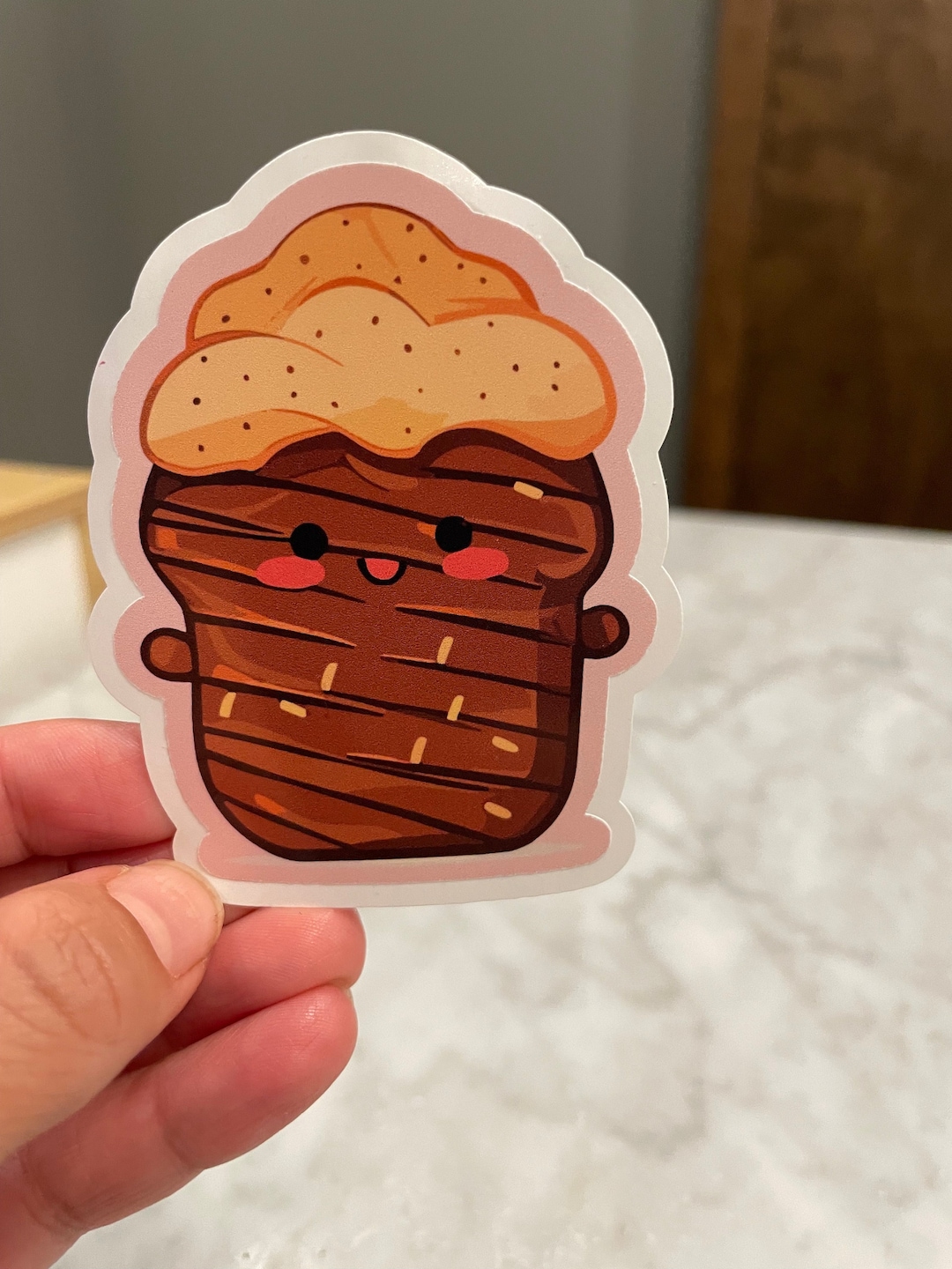 Pan Dulce Sticker, Sweet Pastry Character Sticker, Sweet Pastry Sticker ...