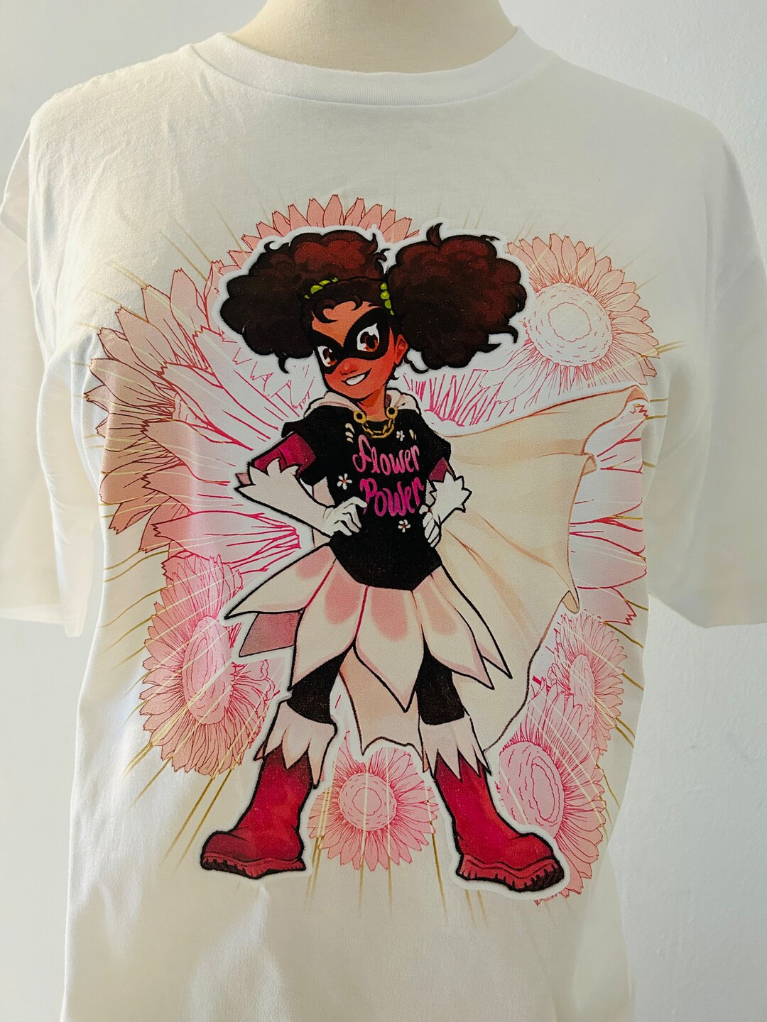 Kailee's Flower Power|tee Shirt|superhero - Etsy