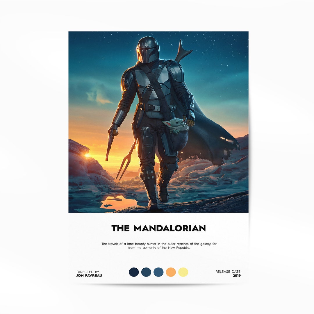 The Mandalorian Poster, the Mandalorian Wall Art, the Mandalorian Home ...