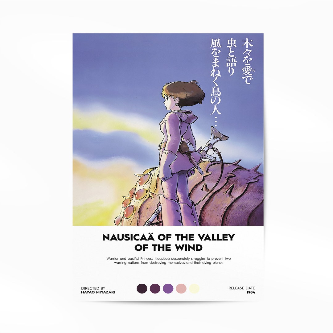 Nausicaa Poster, Nausicaa Wall Art, Nausicaa Home Decor, My Nausicaä Manga 1984 - Etsy