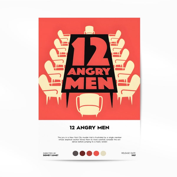 12 Angry Men Poster - Etsy