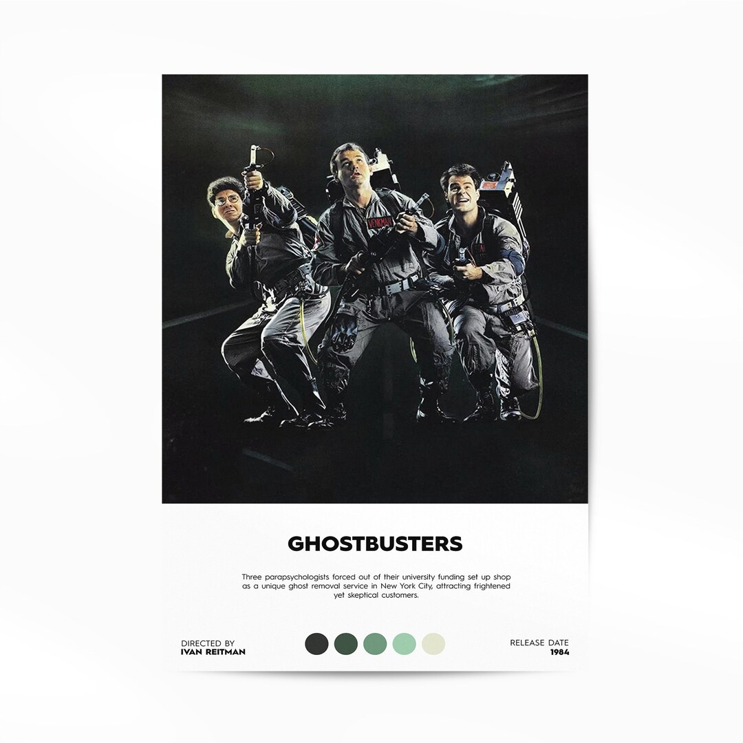 Ghostbusters Poster, Ghostbusters Home Decor, Ghostbusters Wall Art ...