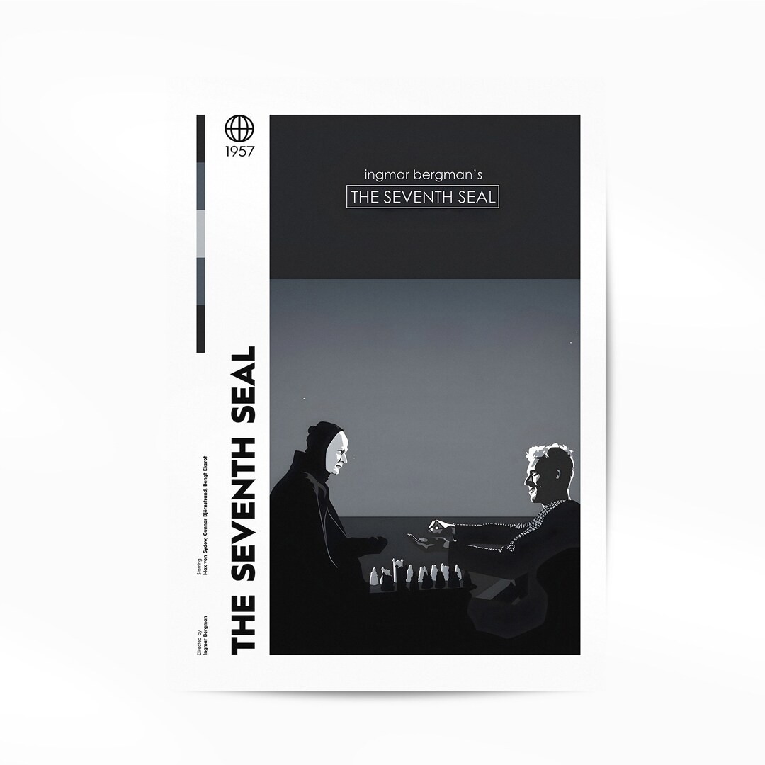 The Seventh Seal Poster, the Seventh Seal Wall Art, the Seventh Seal ...