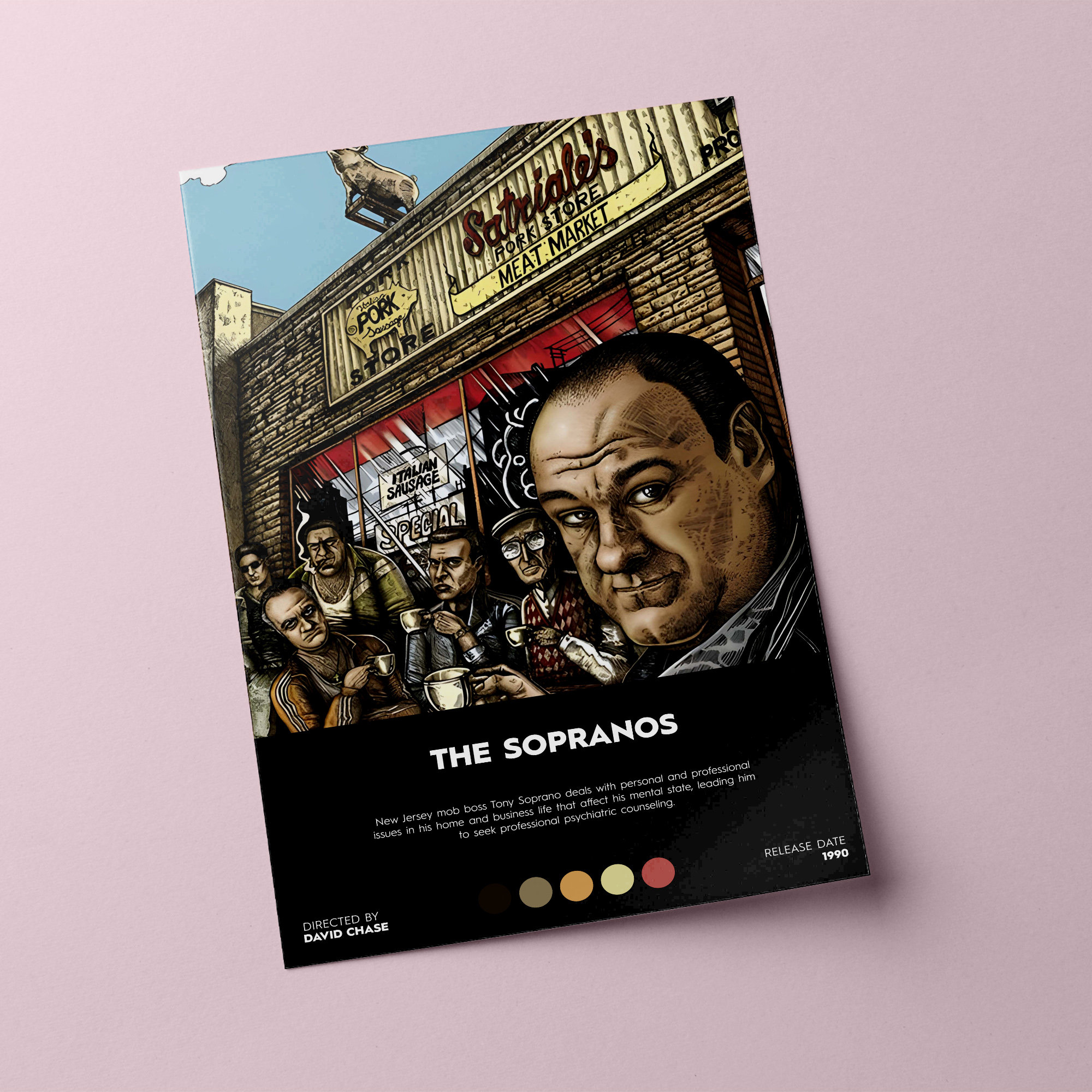 The Sopranos Poster, the Sopranos Wall Art, the Sopranos Home Decor ...