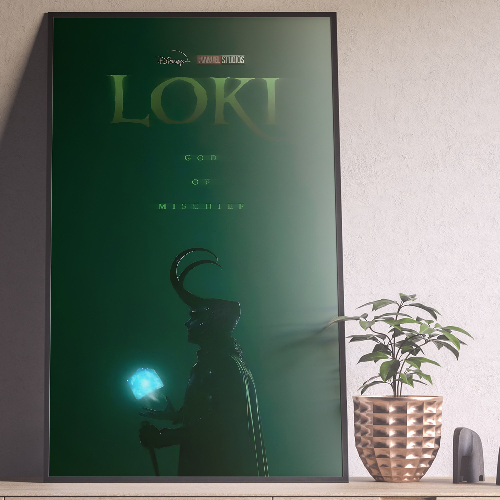 Póster Loki Laufeyson Tom Hiddleston TV Serie MCU Diós de Las ...