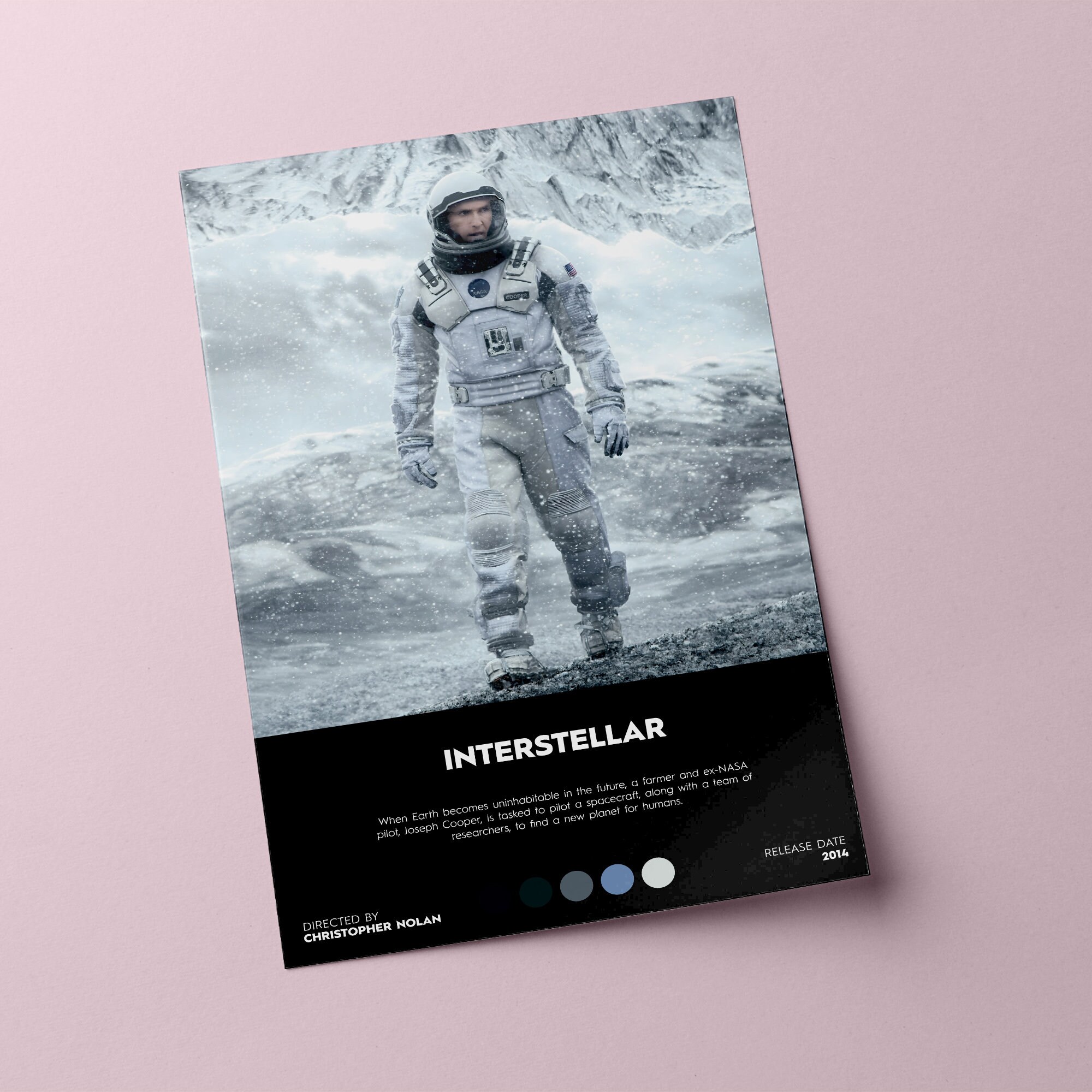 Interstellar Poster, Interstellar Home Decor, Interstellar Wall Art, Interstellar 2014 Movie - Etsy
