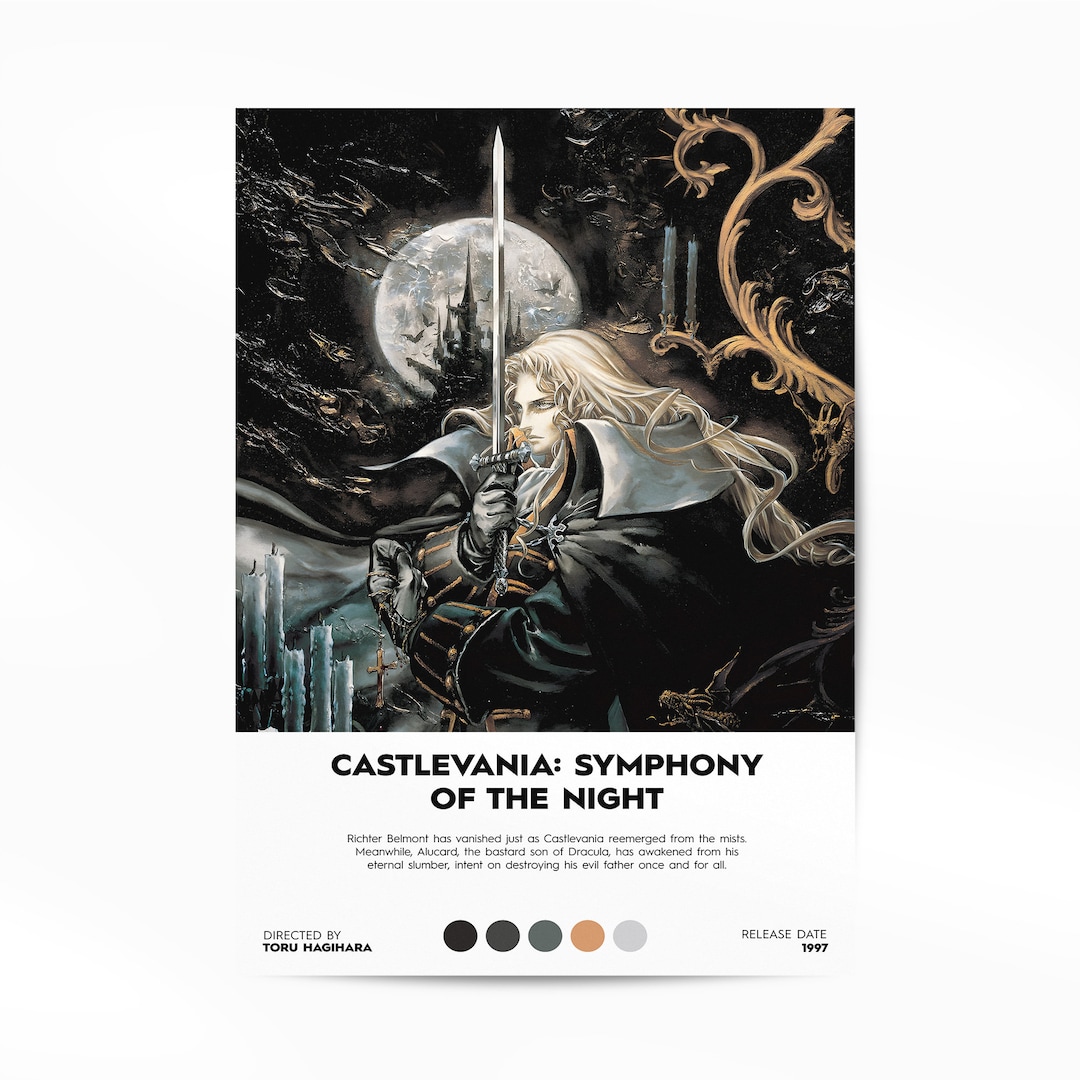 Castlevania Poster, Castlevania Manga , Castlevania Print, Castlevania ...