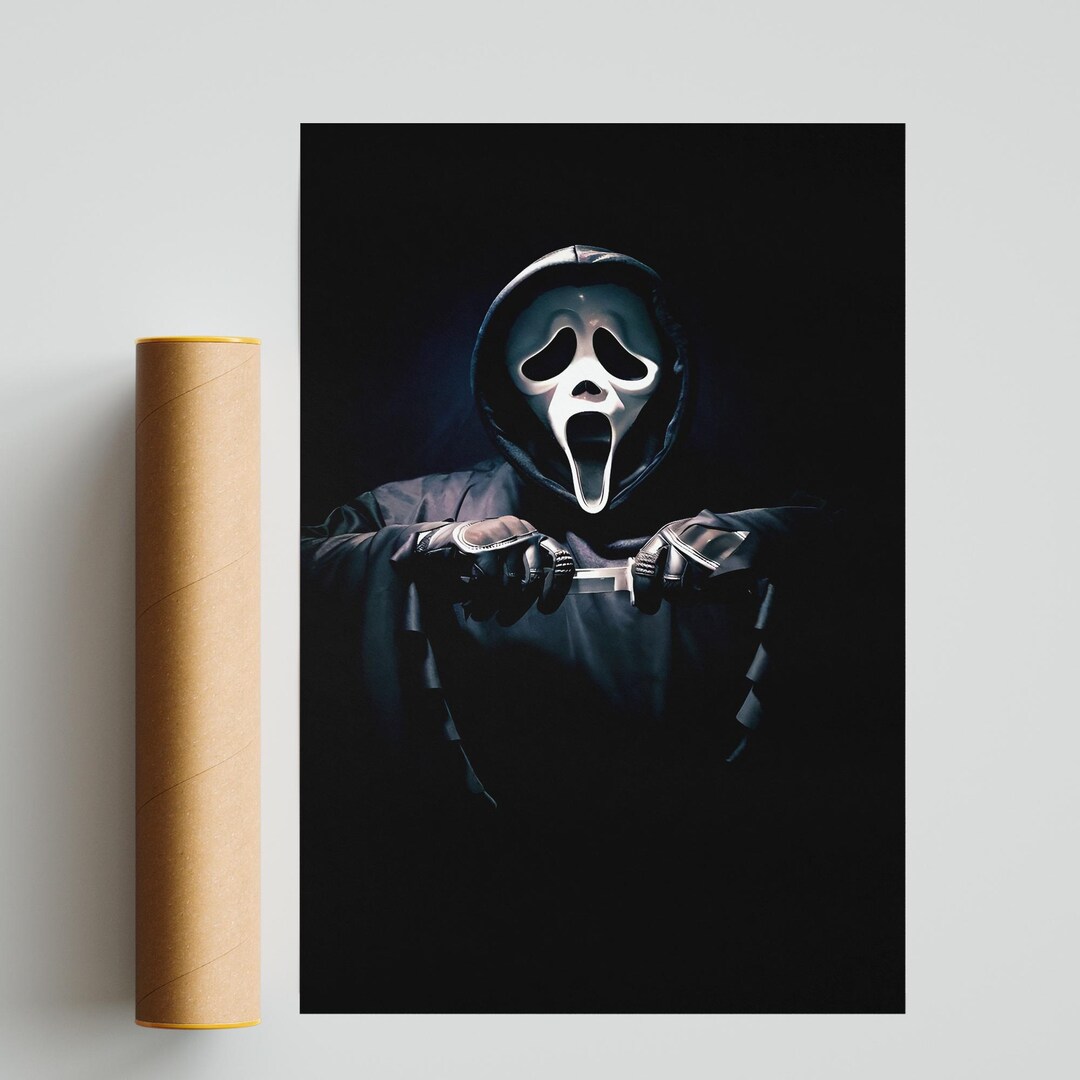 Scream Poster, Scream Print, Scream Wall Art, Scream Horror Movie ...