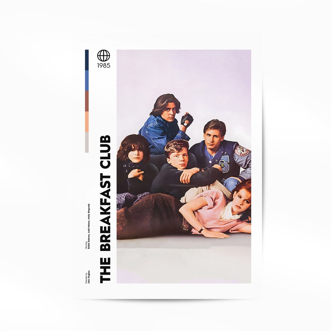 The Breakfast Club Poster, the Breakfast Club Wall Art, the Breakfast Club Home Decor, the ...