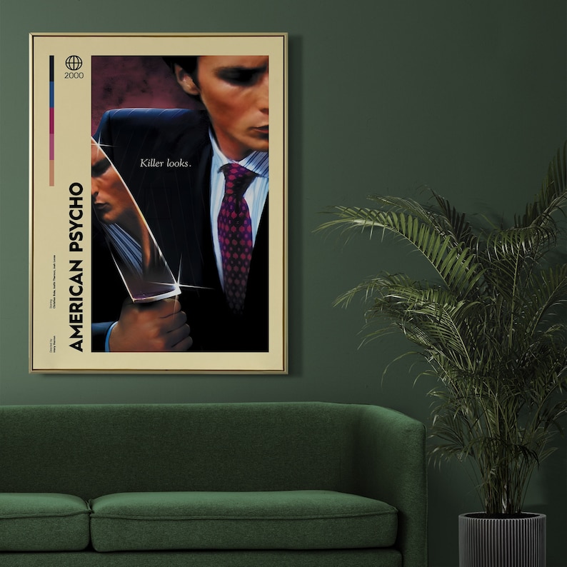 American Psycho Poster, Patrick Bateman Poster, Christian Bale Poster ...