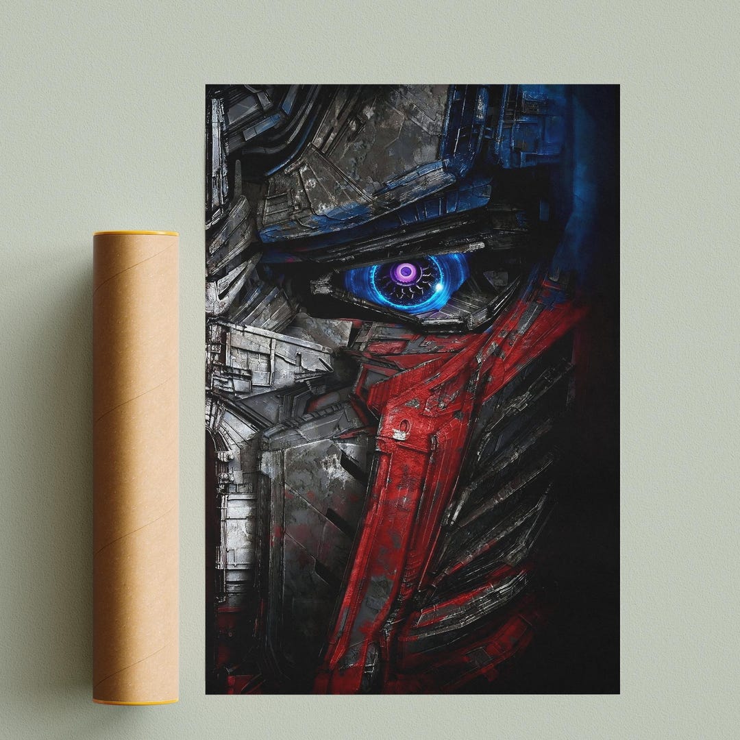 Optimus Prime Poster, Optimus Prime Wall Art, Optimus Prime Print, Transformers Prints ...