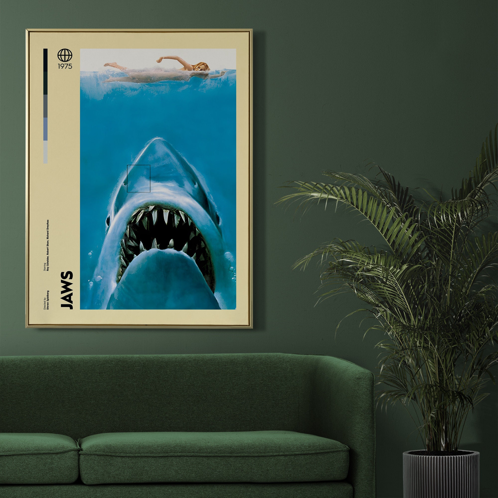 Jaws Poster, Jaws Home Decor, Jaws Wall Art, Jaws 1975 Movie - Etsy