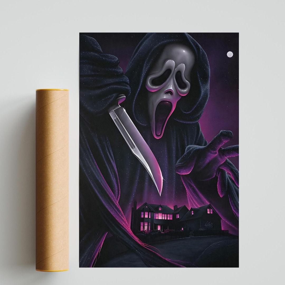 Scream Poster, Scream Print, Scream Wall Art, Scream Horror Movie ...