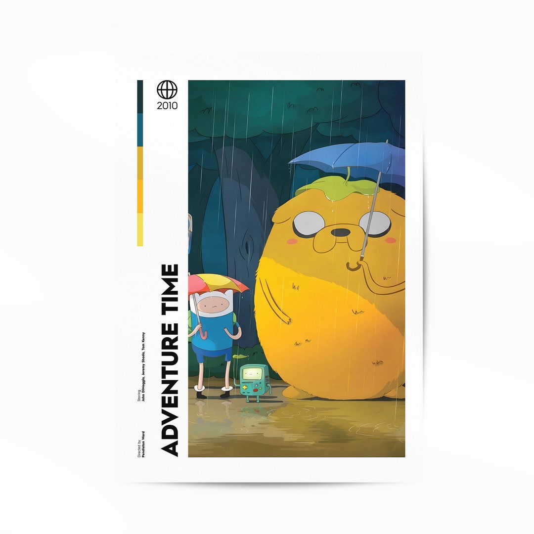 Adventure Time Poster, Adventure Time Vintage, Retro Art, Adventure ...