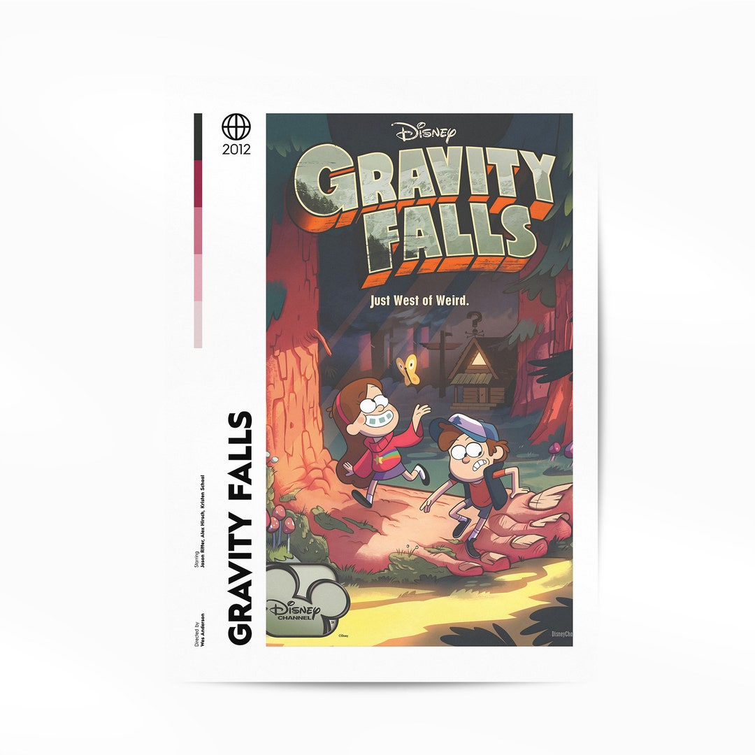 Gravity Falls Poster, Gravity Falls Home Decor, Gravity Falls Wall Art ...