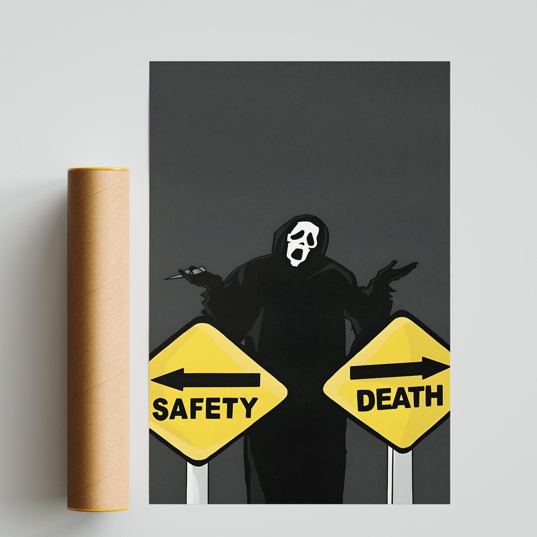 Scream Poster, Scream Print, Scream Wall Art, Scream Horror Movie ...