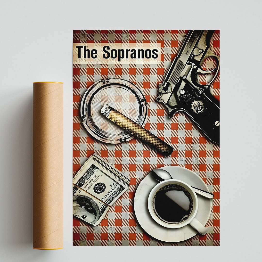 The Sopranos Poster, the Sopranos Print, the Sopranos, the Sopranos Wall Art, Tony Soprano ...