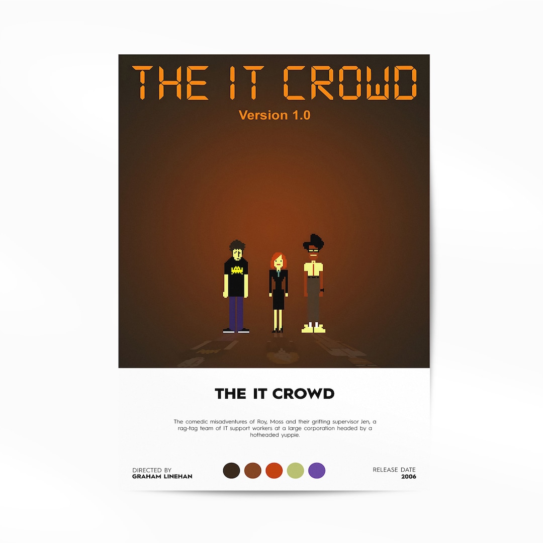 The It Crowd Poster, the It Crowd Wall Art, the It Crowd Home Decor ...