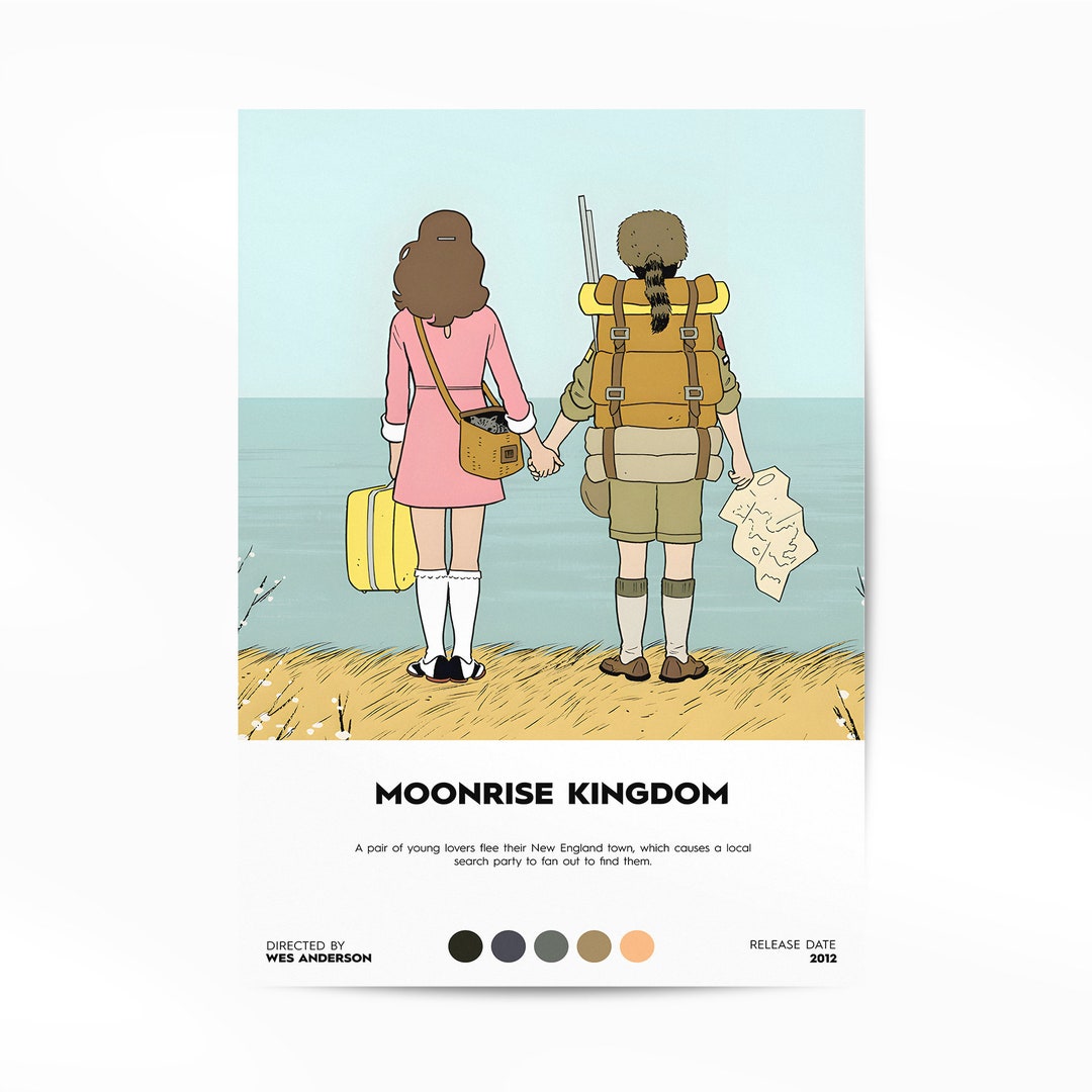 Moonrise Kingdom Poster, Moonrise Kingdom Wall Art, Moonrise Kingdom ...