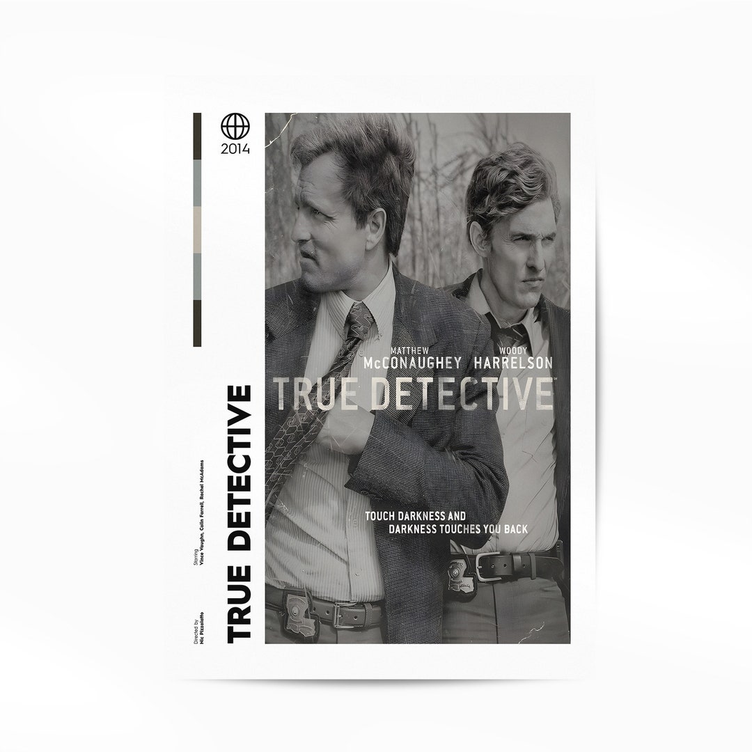 True Detective Poster, True Detective Wall Art, True Detective Home ...