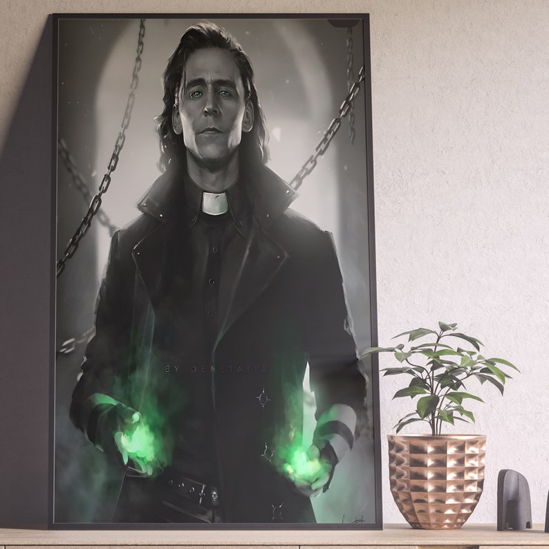 Loki Poster, Loki Print, Loki, Loki Wall Art, Tom Hiddleston Poster ...