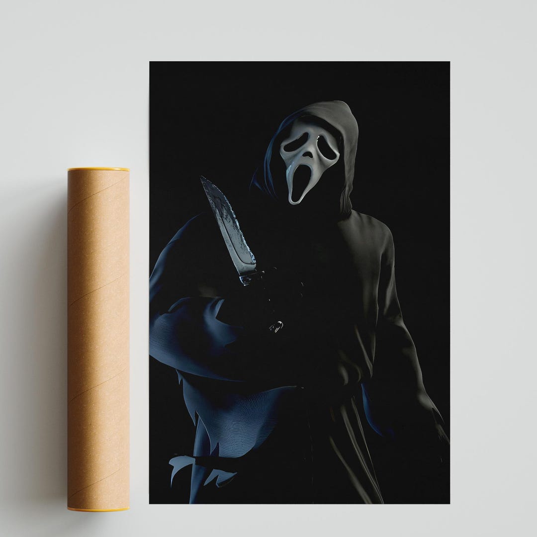 Scream Poster, Scream Print, Scream Wall Art, Scream Horror Movie ...