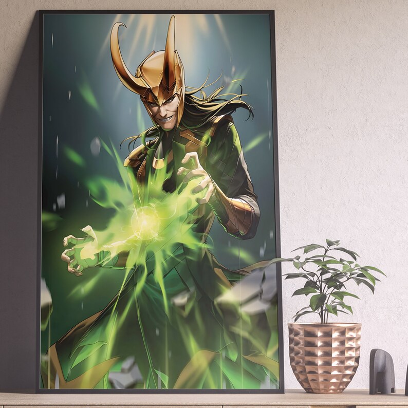 Loki Poster Loki Print Loki Loki Wall Art Tom Hiddleston - Etsy