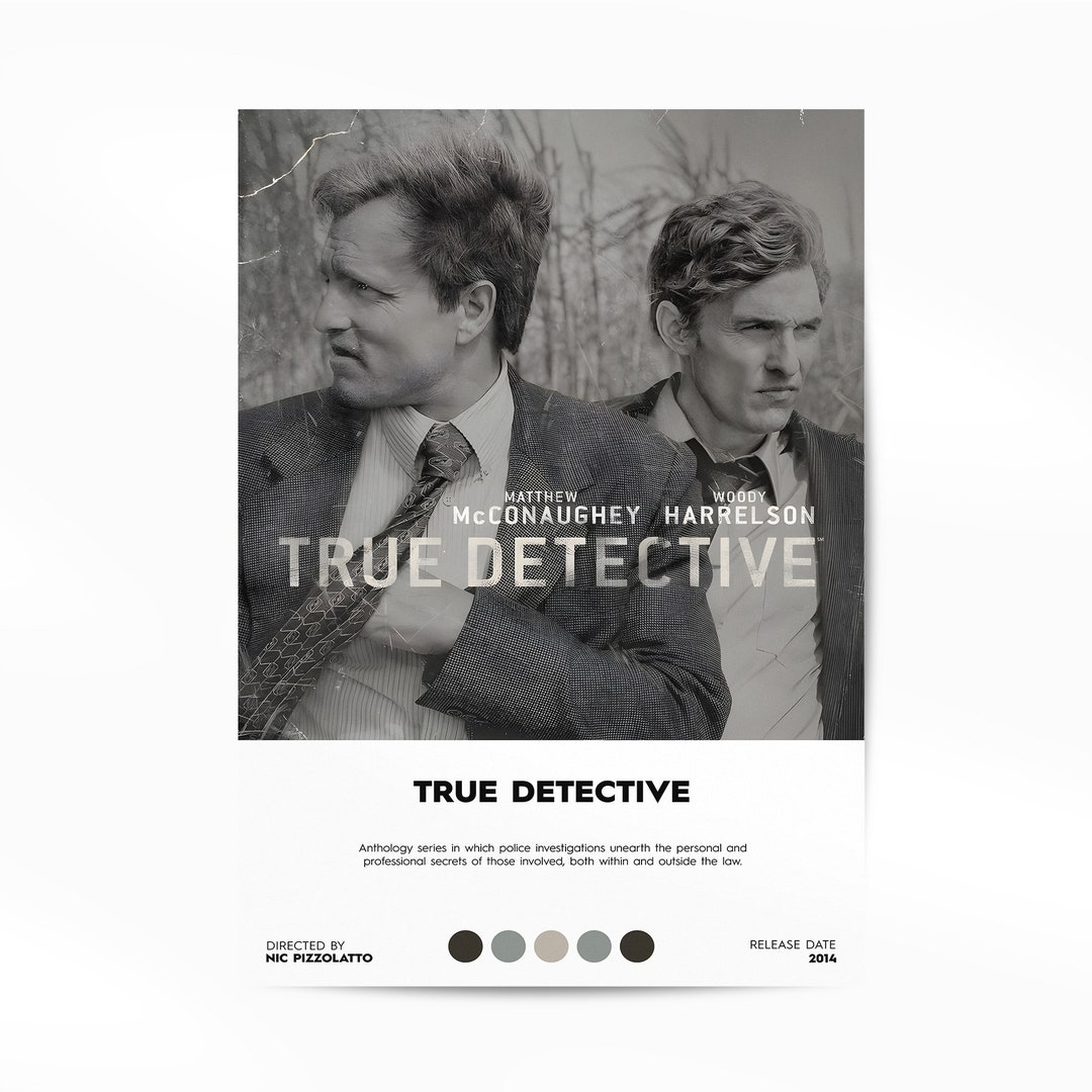 True Detective Poster, True Detective Wall Art, True Detective Home ...