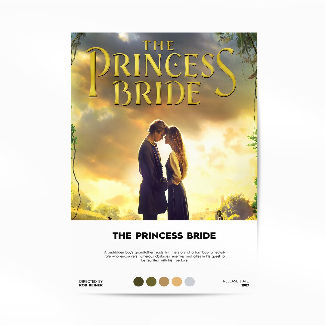 The Princess Bride Poster, the Princess Bride Wall Art, the Princess ...