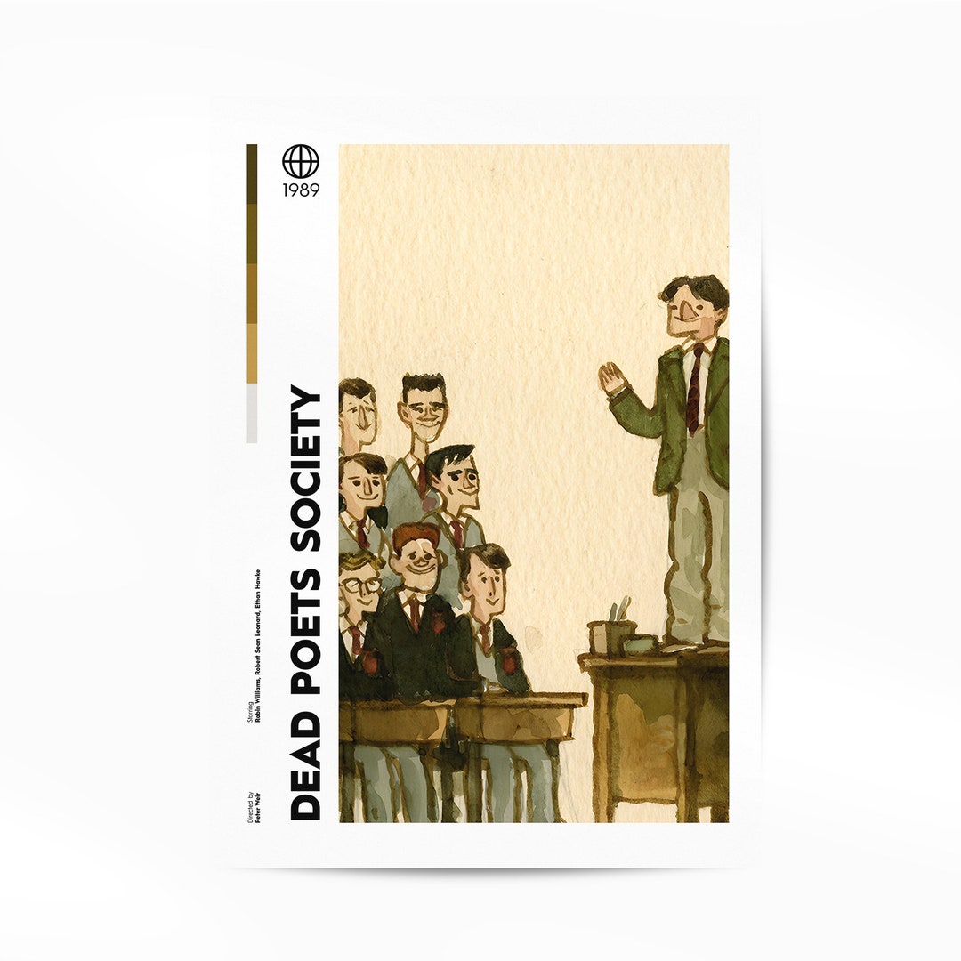 Dead Poets Society Poster, Dead Poets Society Wall Art, Dead Poets ...