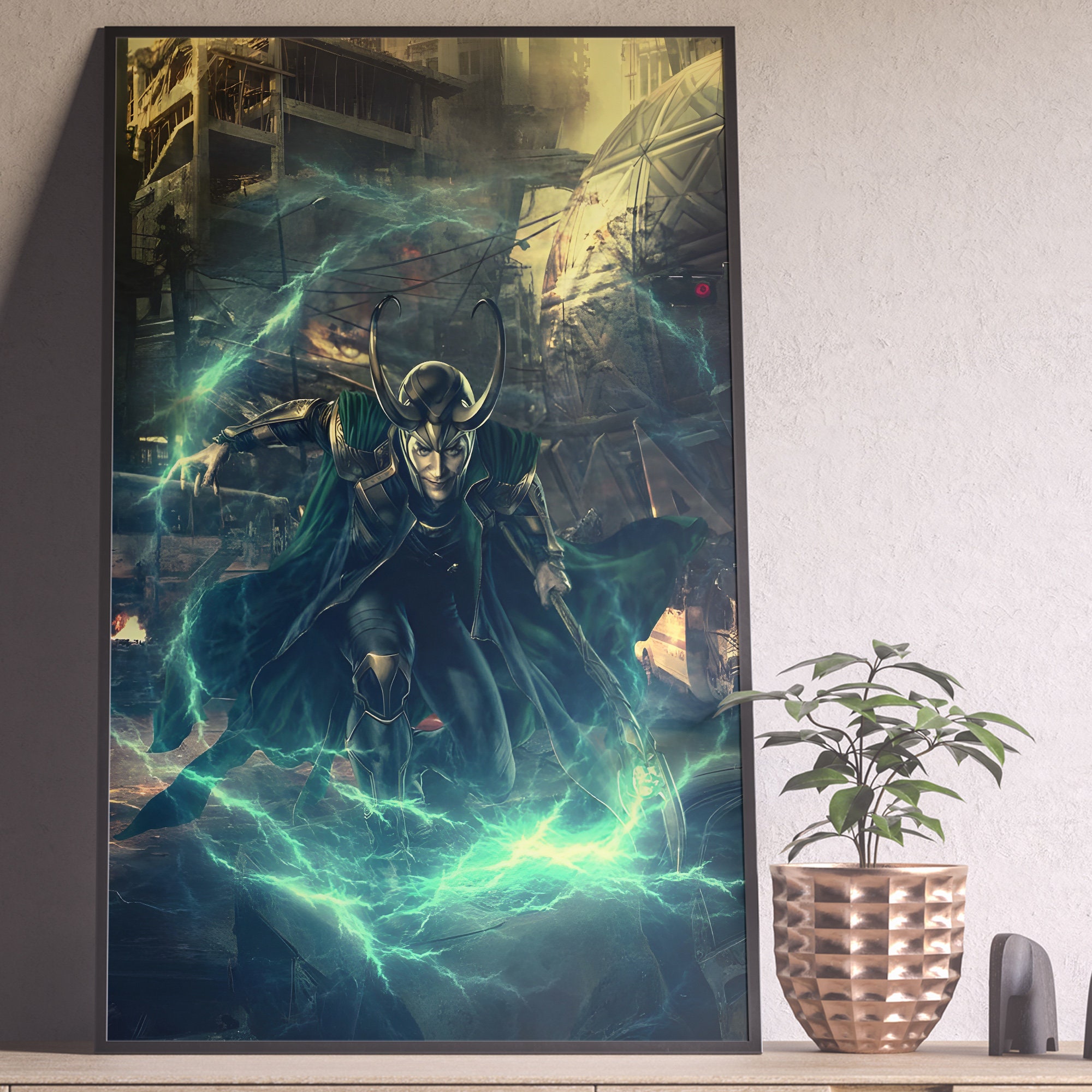 Loki Poster, Loki Print, Loki, Loki Wall Art, Tom Hiddleston Poster ...