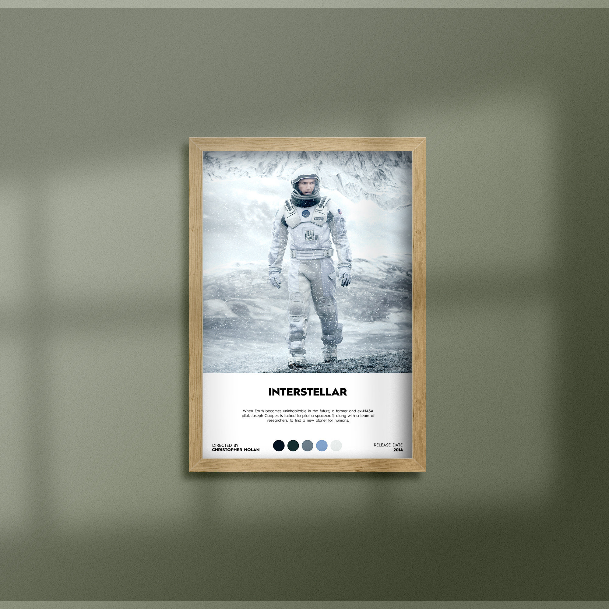 Interstellar Poster, Interstellar Home Decor, Interstellar Wall Art ...