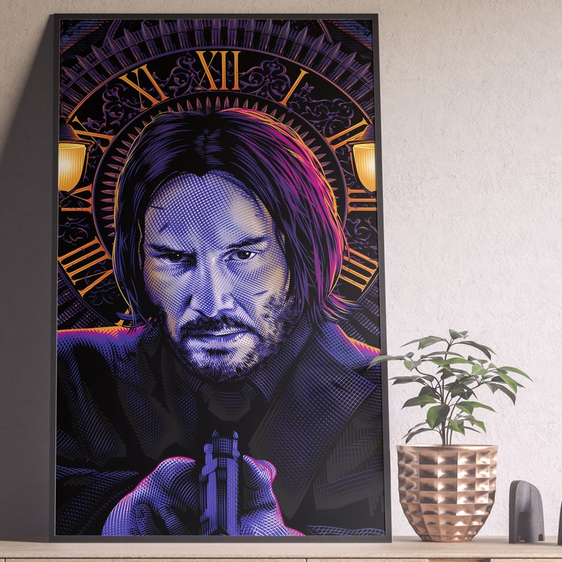 John Wick Print John Wich Poster John Wick Movie Wall Art - Etsy