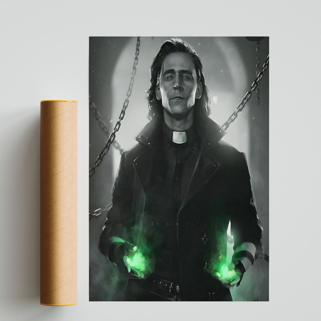 Loki Poster, Loki Print, Loki, Loki Wall Art, Tom Hiddleston Poster ...