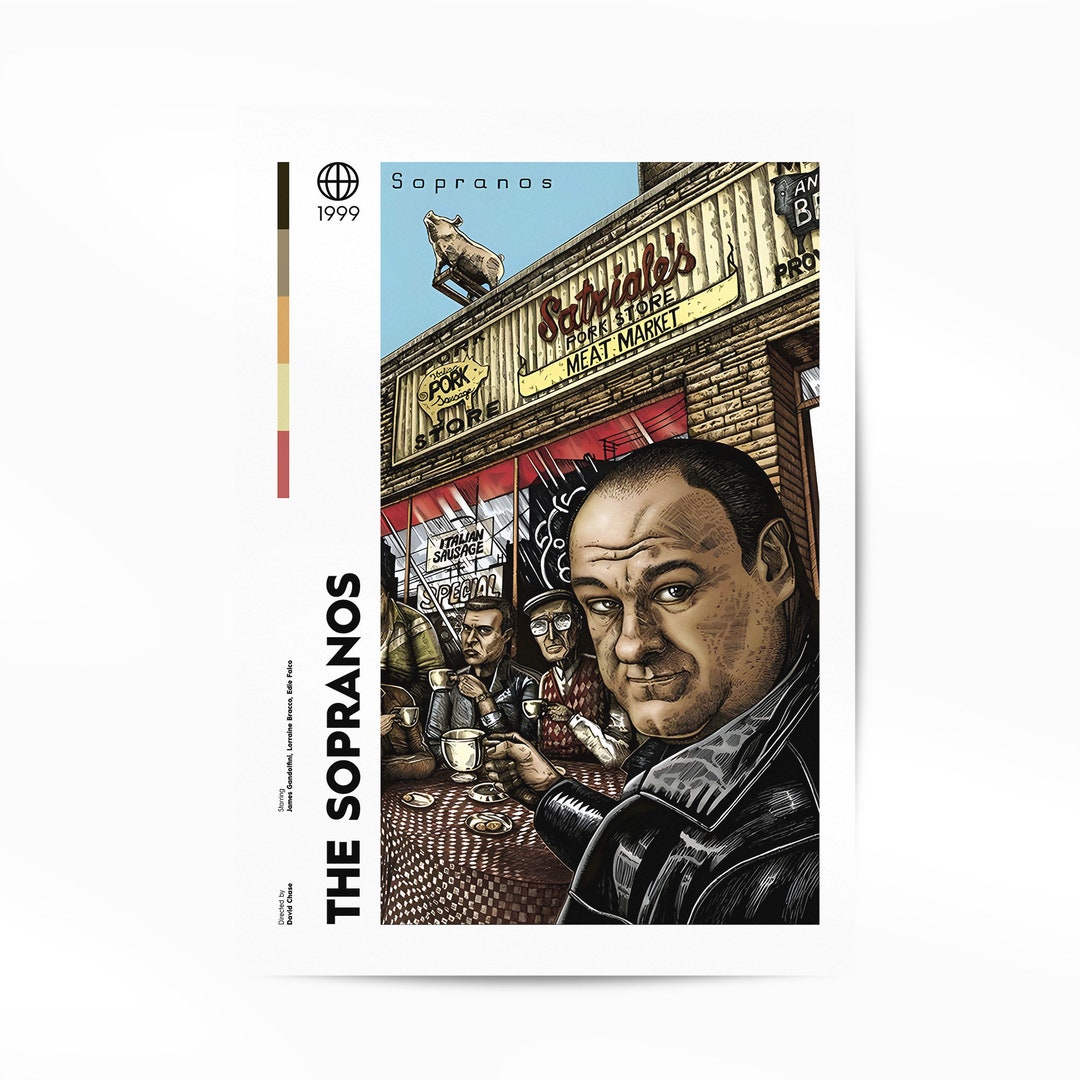 The Sopranos Poster, the Sopranos Wall Art, the Sopranos Home Decor ...