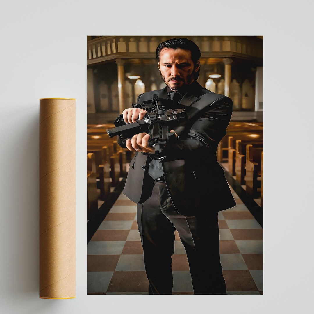 John Wick Print, John Wich Poster, John Wick Movie Wall Art - Etsy