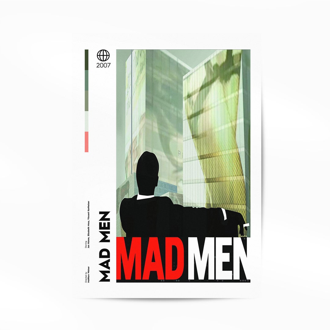 Mad Men Poster, Mad Men Wall Art, Mad Men Home Decor, Mad Men 2007 ...