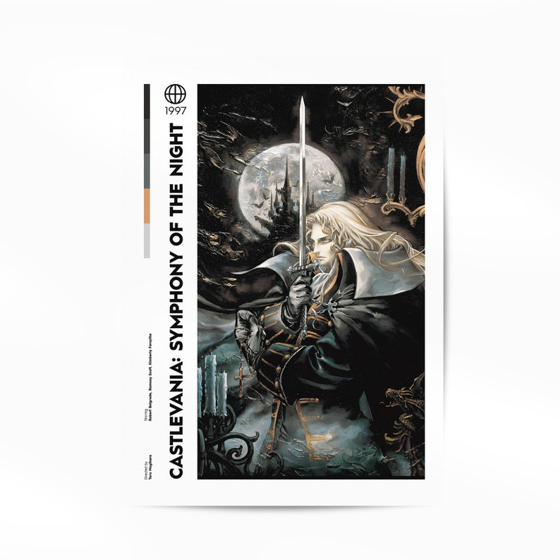 Castlevania Poster, Castlevania Manga , Castlevania Print, Castlevania ...