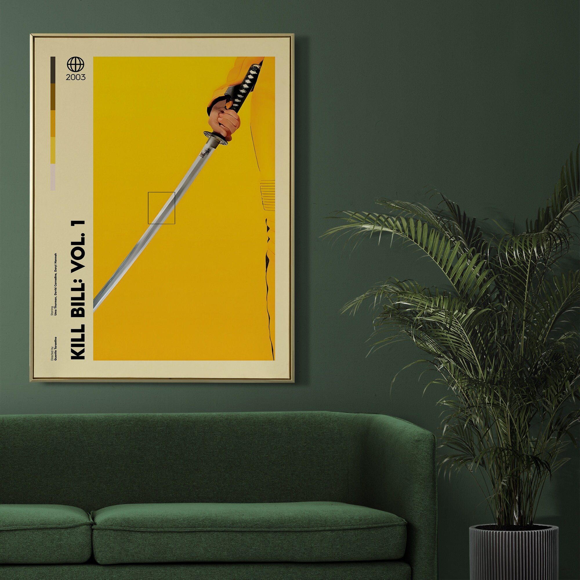 Kill Bill Volume 1 Poster, Kill Bill Volume 1 Home Decor, Kill Bill ...