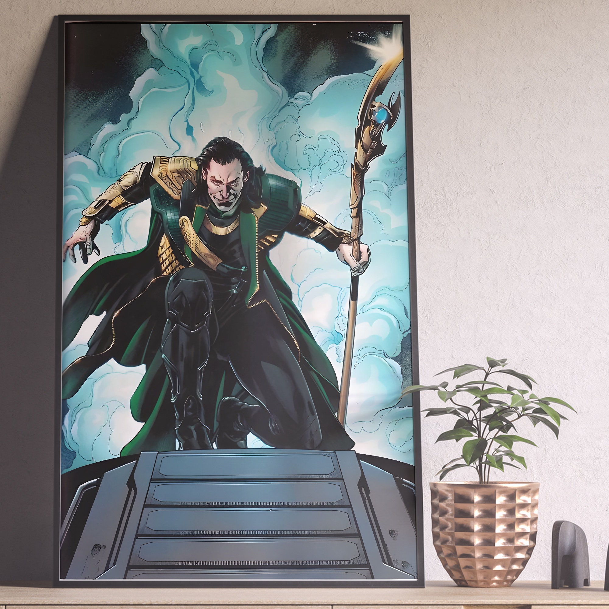 Loki Poster, Loki Print, Loki, Loki Wall Art, Tom Hiddleston Poster ...